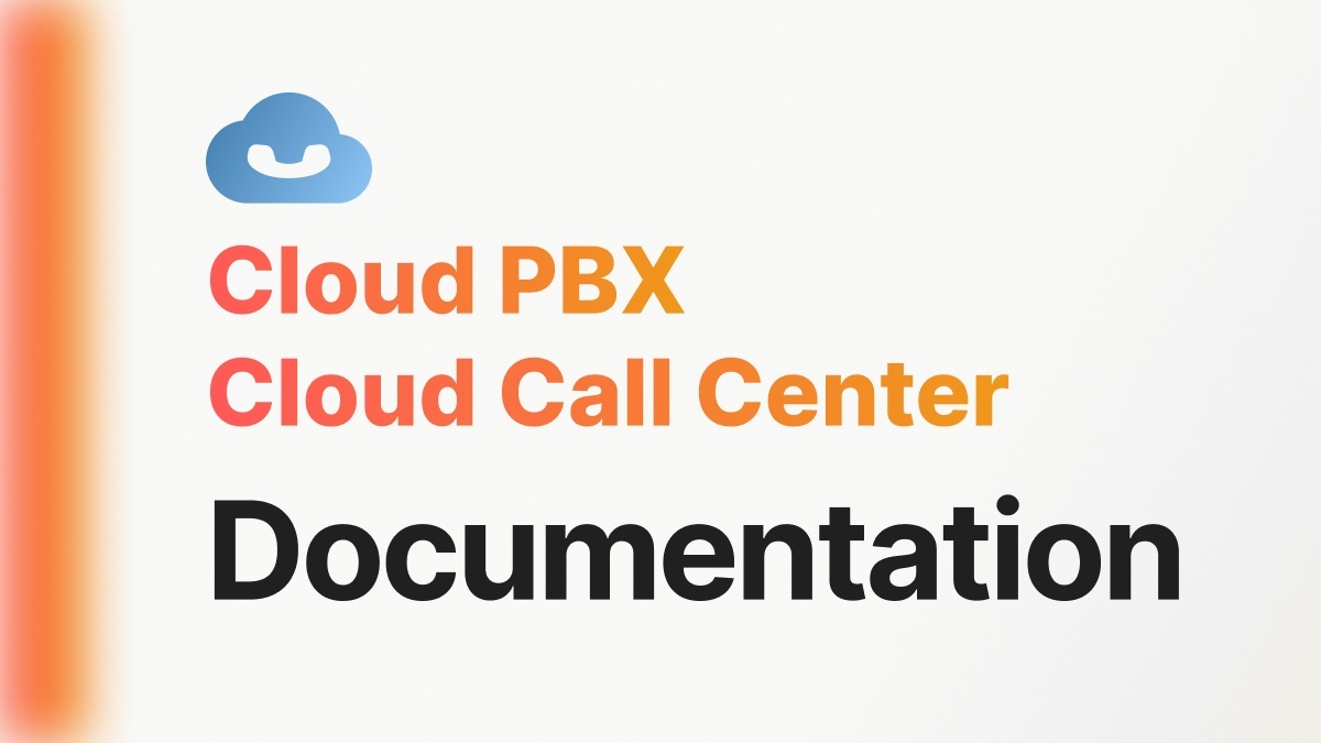 Getting started | Cloud Call Center Documentation